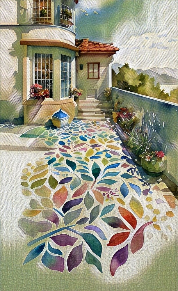 Moonlighting - Luseli Artistic Patio...... dream.ai \#Midsommar ...